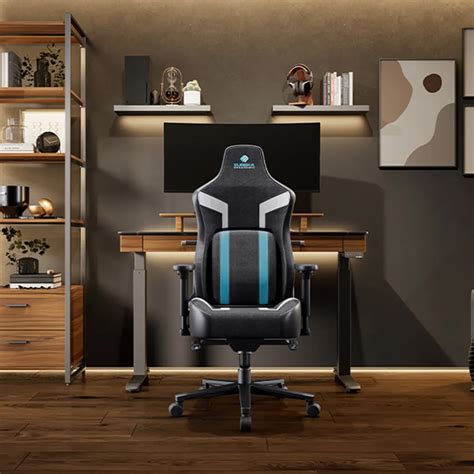 Eureka Ergonomic Python II Ergonomic Chair Black Blue огромный выбор кресел Киберспортивный