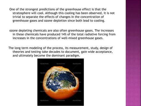 Ozone Layer Depletion Ppt Pptx Chemistry Science