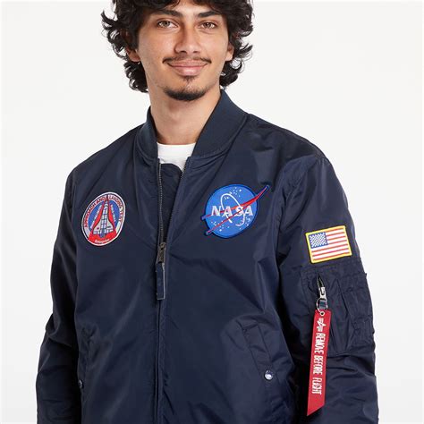 Bomber Jackets Alpha Industries Ma 1 Tt Nasa Reversible Ii Blue Footshop