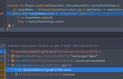 common platform selected for native source sets · issue 2696 · kotlin