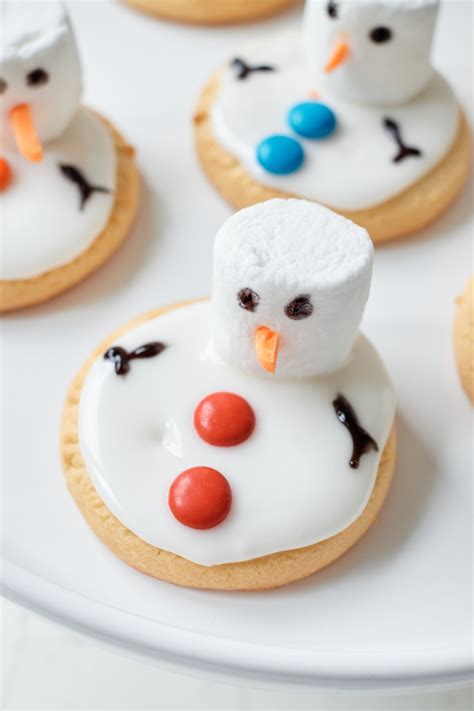 Easy Melted Snowman Cookies Recipes From A Pantry