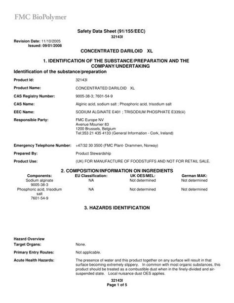 Protanal® Lf 1060 Tm Sodium Alginate Fmc Corporation 42 Off