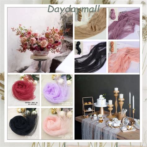 Jual Kertas Buket Bunga Jala Jaring Latar Belakang Kain Alat Peraga