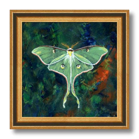 Luminosity Luna Moth Art Print Green Luna Moth Wall Art For Sale