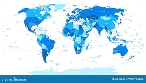Clipart World Map Countries