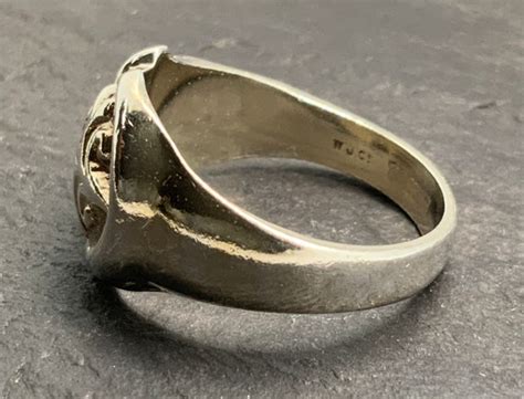 Antique 18ct Gold Gilded Sterling Silver Chunky Belt Gem