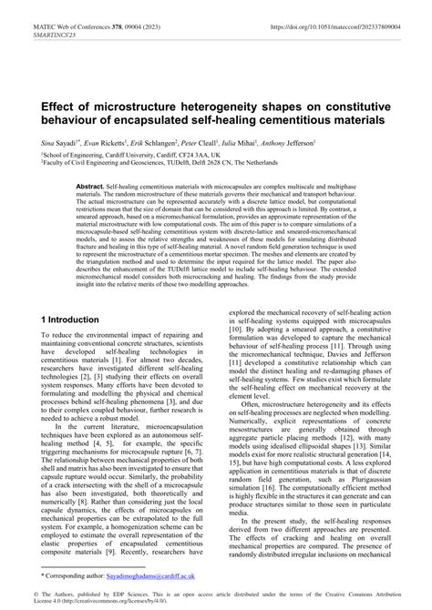 Pdf Effect Of Microstructure Heterogeneity Shapes On Constitutive Behaviour Of Encapsulated