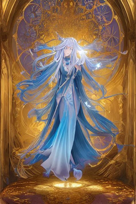 Breathtaking Detailed Anime Painting Of A Knight Queen Stable