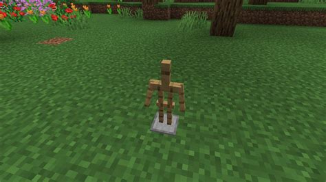 Как сделать стойку для брони в Майнкрафт команды на позы стойки