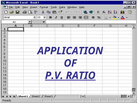 Ppt Pv Ratio In Excel Dokumentips