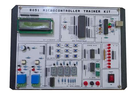 Microcontroller Trainer Kit With Six Different Application At
