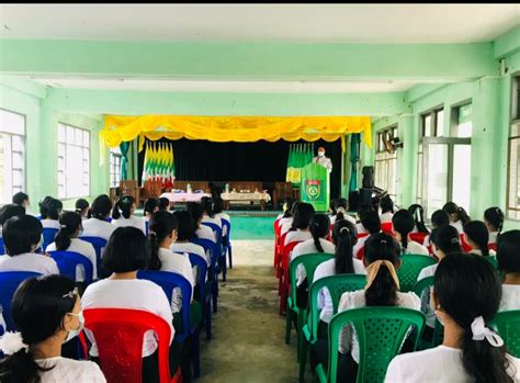 ဒဂုံမြို့သစ် ဆိပ်ကမ်း မြို့နယ်တွင် ကျောင်းတက် ဆင်းချိန်၌ ယာဉ်အန္တရာယ်ကင်းရှင်းရေး အသိပညာပေး