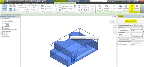 Revit Mémo Revit 2017 Importation de fichiers SketchUp pour générer