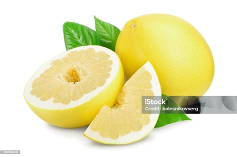 흰색 배경에 고립 된 반과 잎이있는 포멜로 0명에 대한 스톡 사진 및 기타 이미지 0명 감귤류 과일 개체 그룹 Istock