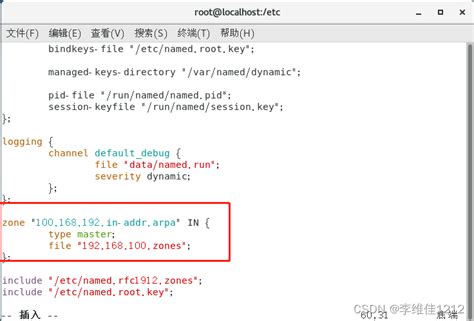 系统学习linux Dns服务器（一）named Zone 文件 Csdn博客