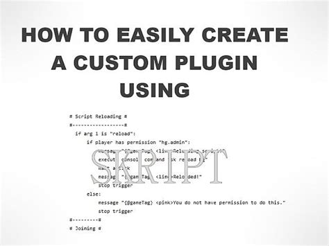 How To Easily Make A Custom Plugin In 10 Minutes