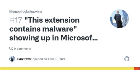 This Extension Contains Malware Showing Up In Microsoft Edge · Issue