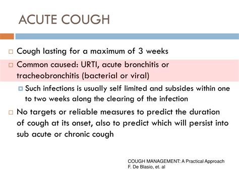 Ppt Approach To Cough Powerpoint Presentation Free Download Id1913557