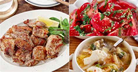 主菜は鶏もも肉で！ご飯にもお酒にも合う献立 レシピサイトnadia
