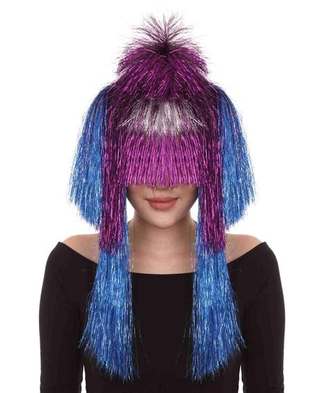 Australian Singer Tinsel Wig Halloweenpartyonline