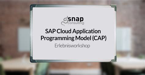 Sap Cap Cloud Application Programming Model Werden Sie Zum Profi