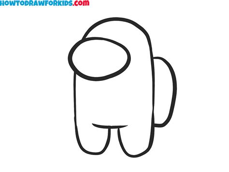 Among Us Character Drawing Easy