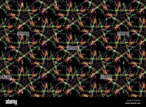 Digital Abstract Background Tile Seamless Pattern Silk Symmetry Seamless Pattern Series Stock