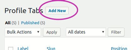 Adding New User Profile Tabs BuddyDev Help Center