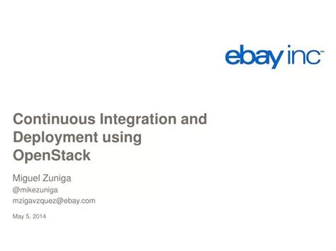 ppt continuous integration and deployment using openstack powerpoint