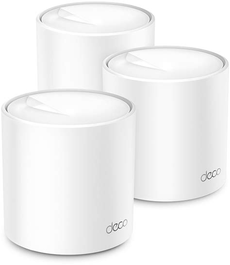 TL-DECO X50-3 TP-Link Deco X50 AX3000 Whole Home Mesh Wi-Fi 6 system (3 ...