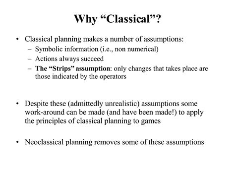 Classical Planning Ppt