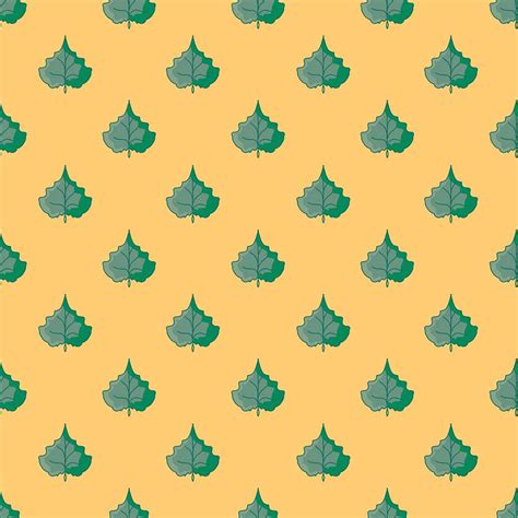 Pattern Lá Bồ đề Xanh File Vector Mẫu Số 853