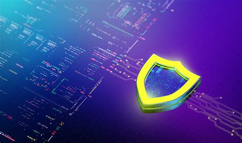 인터넷 사이버 보안 개념입니다 디지털 쉴드 방화벽은 바이러스 및 맬웨어로부터 보호합니다 현대 미래 기술 배경입니다 3d 렌더링 안전에 대한 스톡 사진 및 기타 이미지