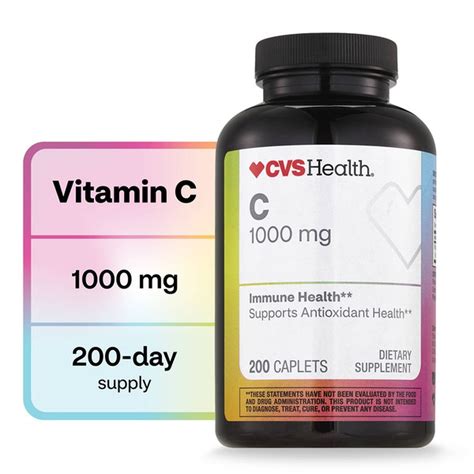 Cvs Health C 1000 Mg Immune Health Dietary Supplement 200 Each
