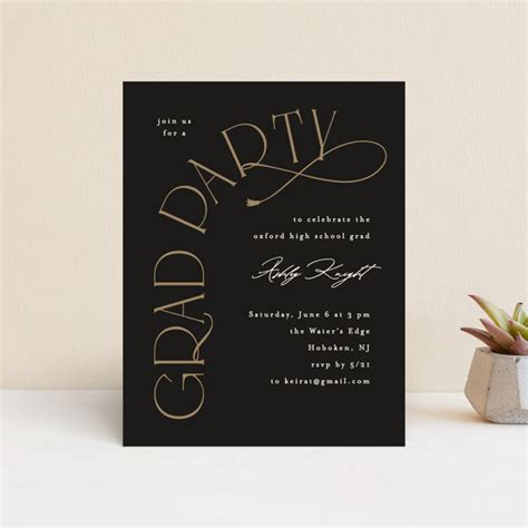 Shiny Year Graduation Insert Cards By Creo Study Minted