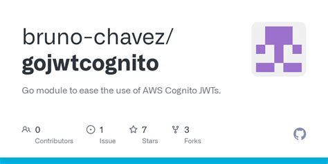 GitHub Bruno Chavez Gojwtcognito Go Module To Ease The Use Of AWS Cognito JWTs