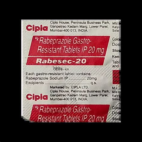Rabesec 20mg Tablet 10s Price Uses Side Effects And Substitutes Medkart