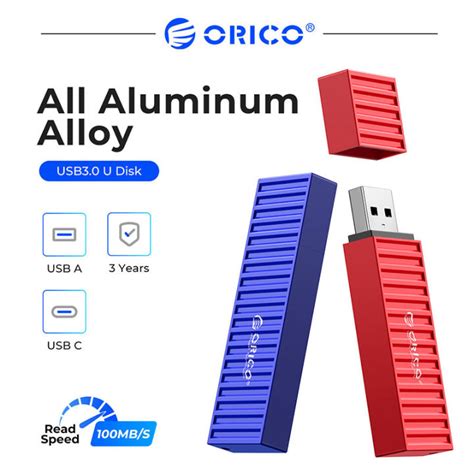 Orico Usb 3 0 Flash Drive 100mb S Read Speed 50mb S Write Speed 32gb 64gb 128gb 256gb For