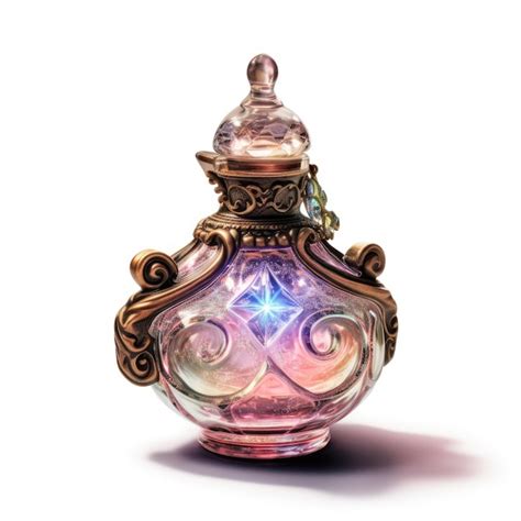 Premium Ai Image Magical Elixir On White Background