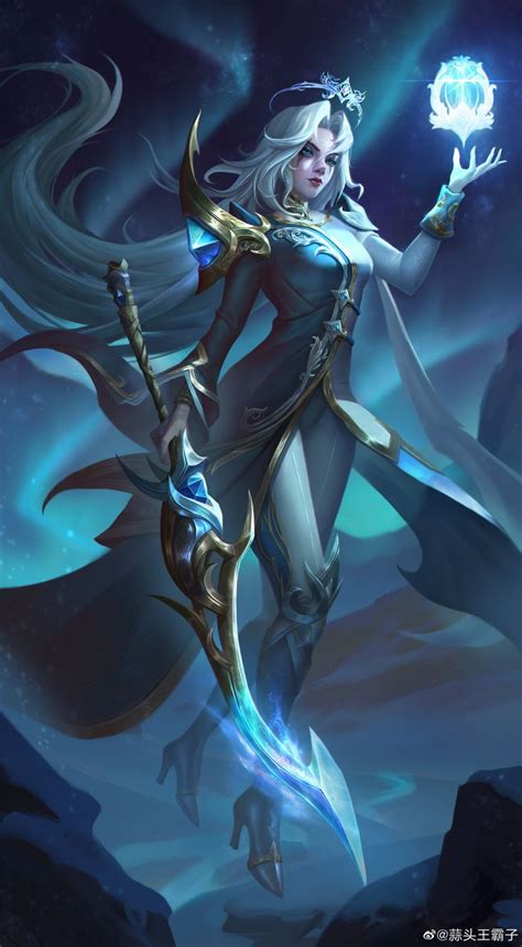 蒜头王霸子 Winter Blessed Dianna League Of Legends Lol League Of Legends