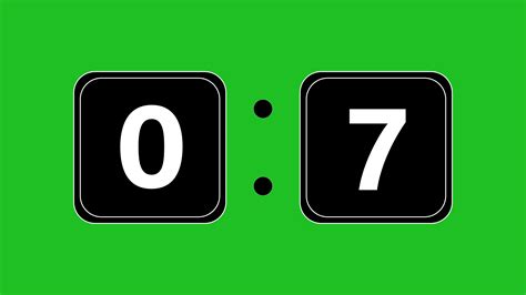 10 Seconds Countdown On Green Screen Background 18863386 Stock Video At