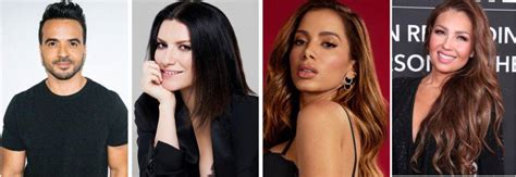 Luis Fonsi Laura Pausini Anitta Y Thalia Presentarán Los Latin Grammy