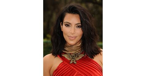 Kim Kardashians Lob Haircut In 2015 Kim Kardashians Best Beauty