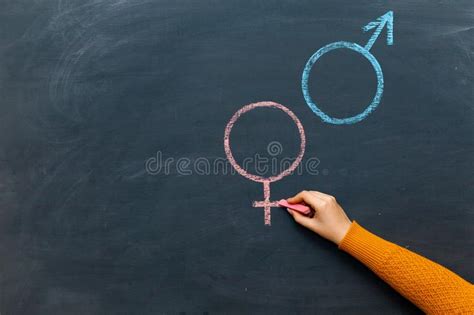 Símbolos Ou Sinais De Gênero Para O Sexo Masculino E Feminino