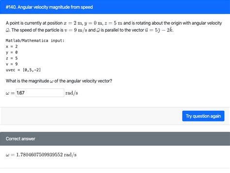 Solved A Point Is Currently At Position And Is Rotating Chegg
