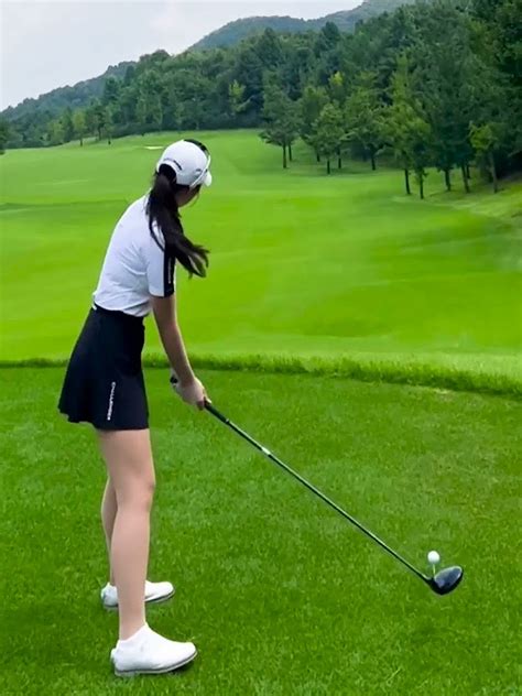 드림투어 2승 점프투어 우승 Klpga 프로 강소율 미녀골퍼의 골프스윙 골프스윙 골프 Youtube