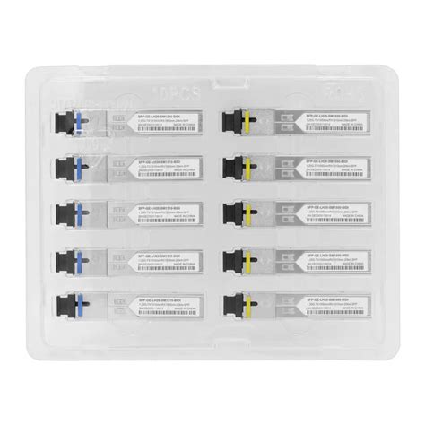 Sfp Module 1550nm Smf Ddm Duplex Lc 100m 2 Fiber 100base Zx Optical Transceiver Glc Fe 100zx