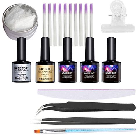 Fiberglass Nail Extension Kit With Building Gel Magical Silk Fiberglass