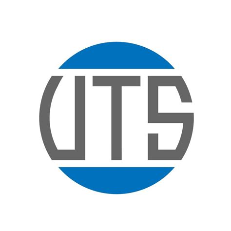 Diseño De Logotipo De Letra Uts Sobre Fondo Blanco Concepto De