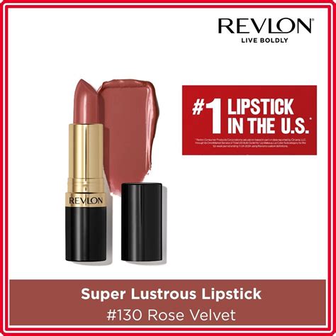 Revlon Super Lustrous Lipstick 130 Rose Velvet 1s Shopee Singapore